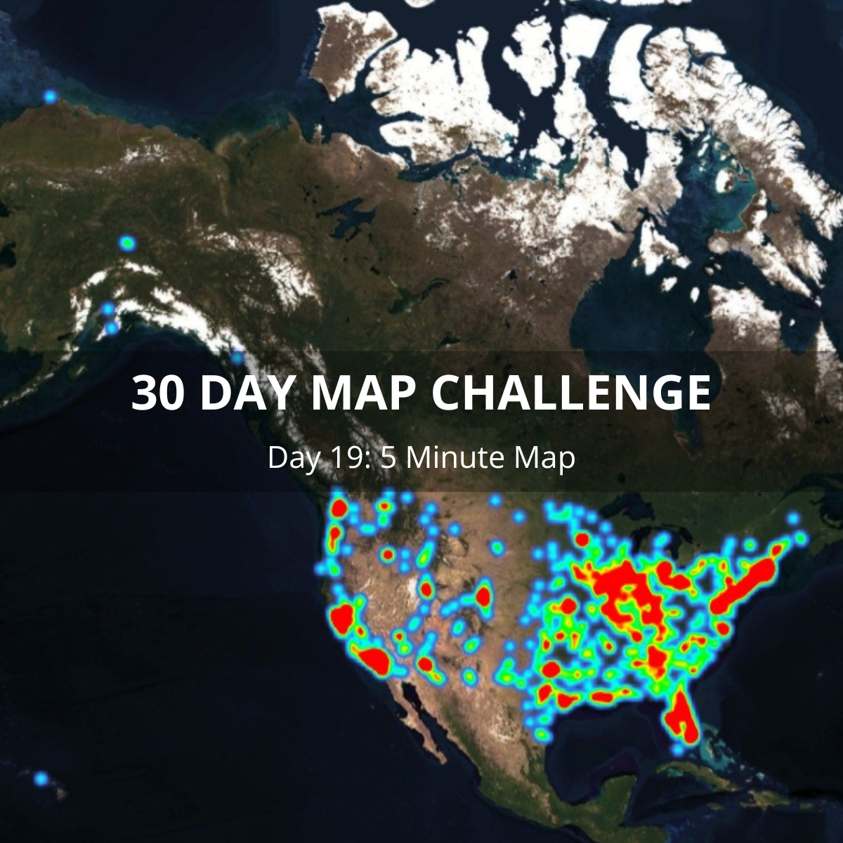 #30daymapchallenge Day 19: 5 Minute Map